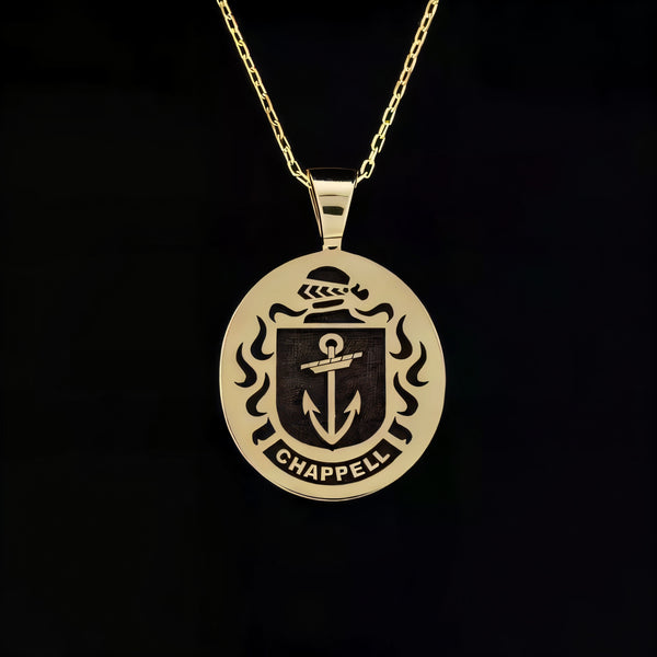 Duke Family Crest Pendant – Heraldic Jewelry