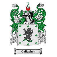 Gallagher Family Crest – Heraldic Jewelry
