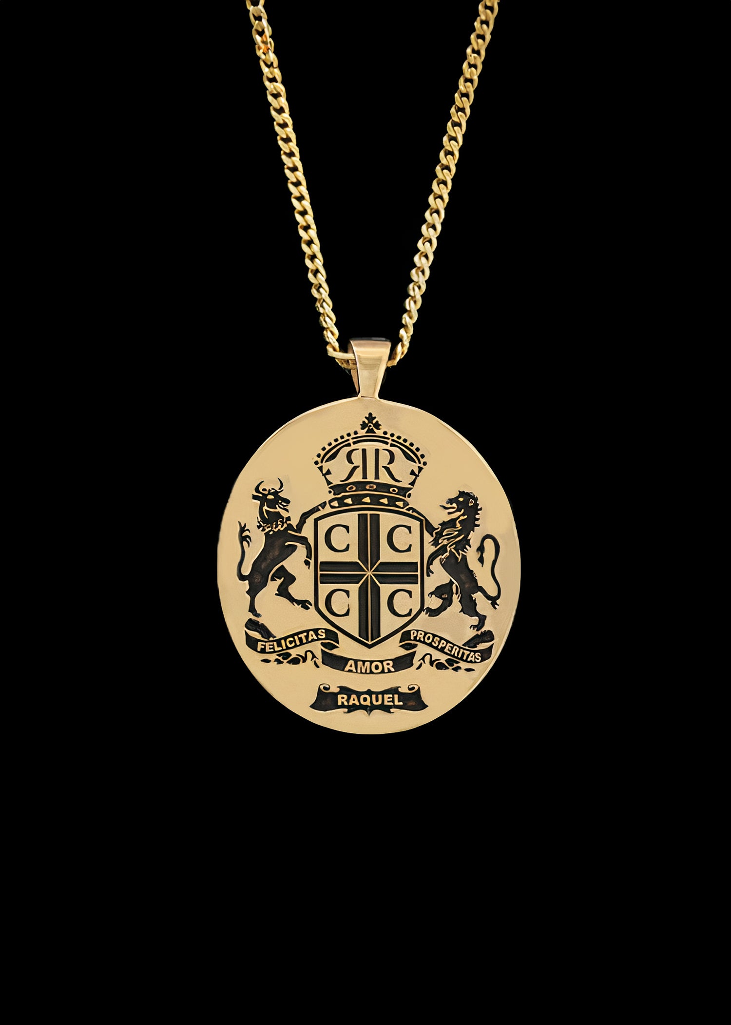 Sovereign Family Crest Pendant – Heraldic Jewelry