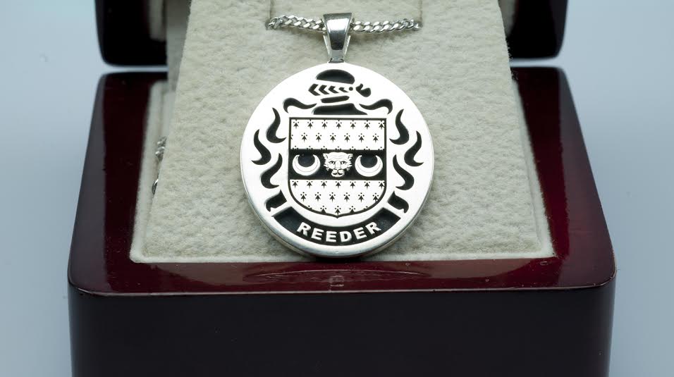 Double Sided Family Crest Pendant – Heraldic Jewelry