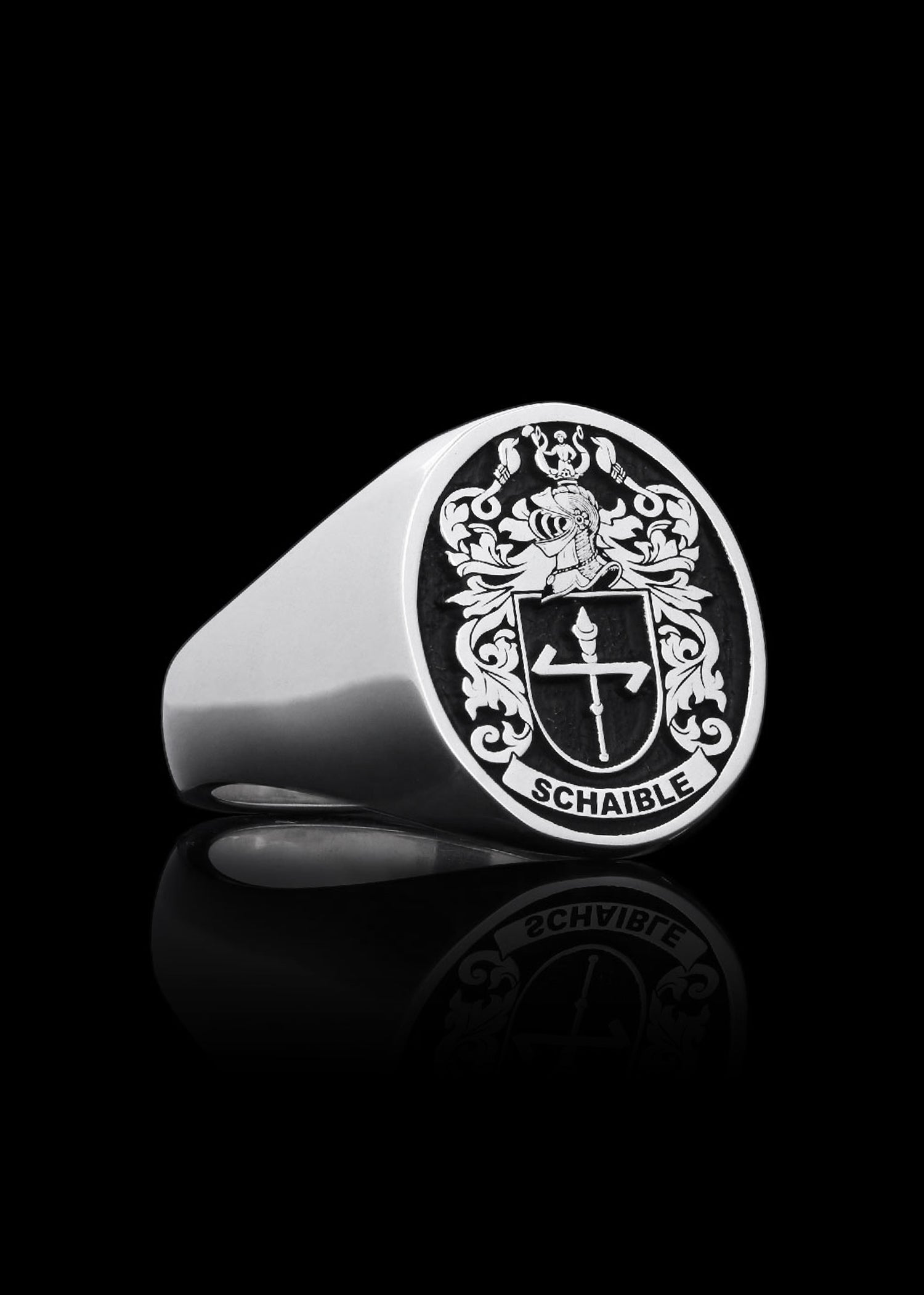 Emperor Crest Ring Oval – Heraldic Jewelry
