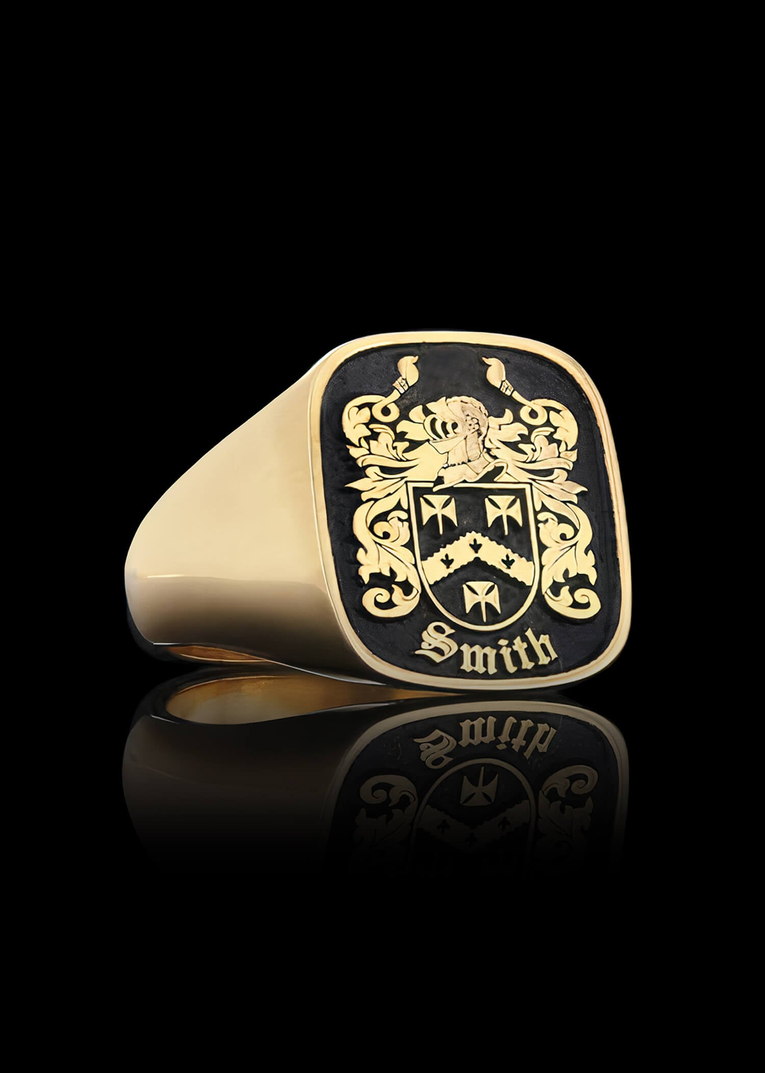 Emperor Crest Ring Square – Heraldic Jewelry